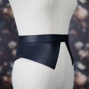 Culte du Cuir | Accessories | Gotham Belt In Matte Black Leather | Poshmark